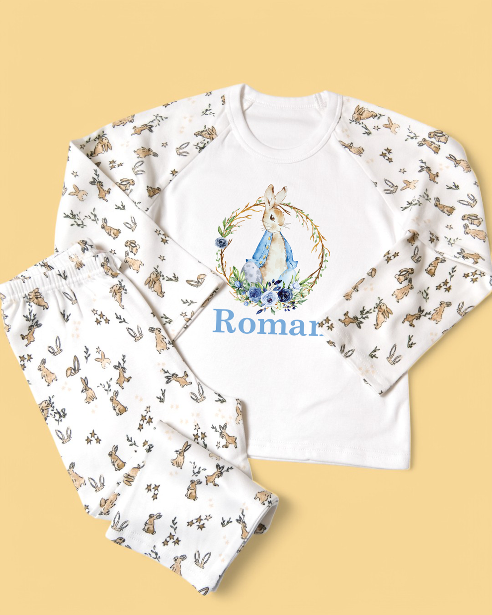 Peter Rabbit Personalised Easter Bunny Pyjamas – Cosy Co Creations